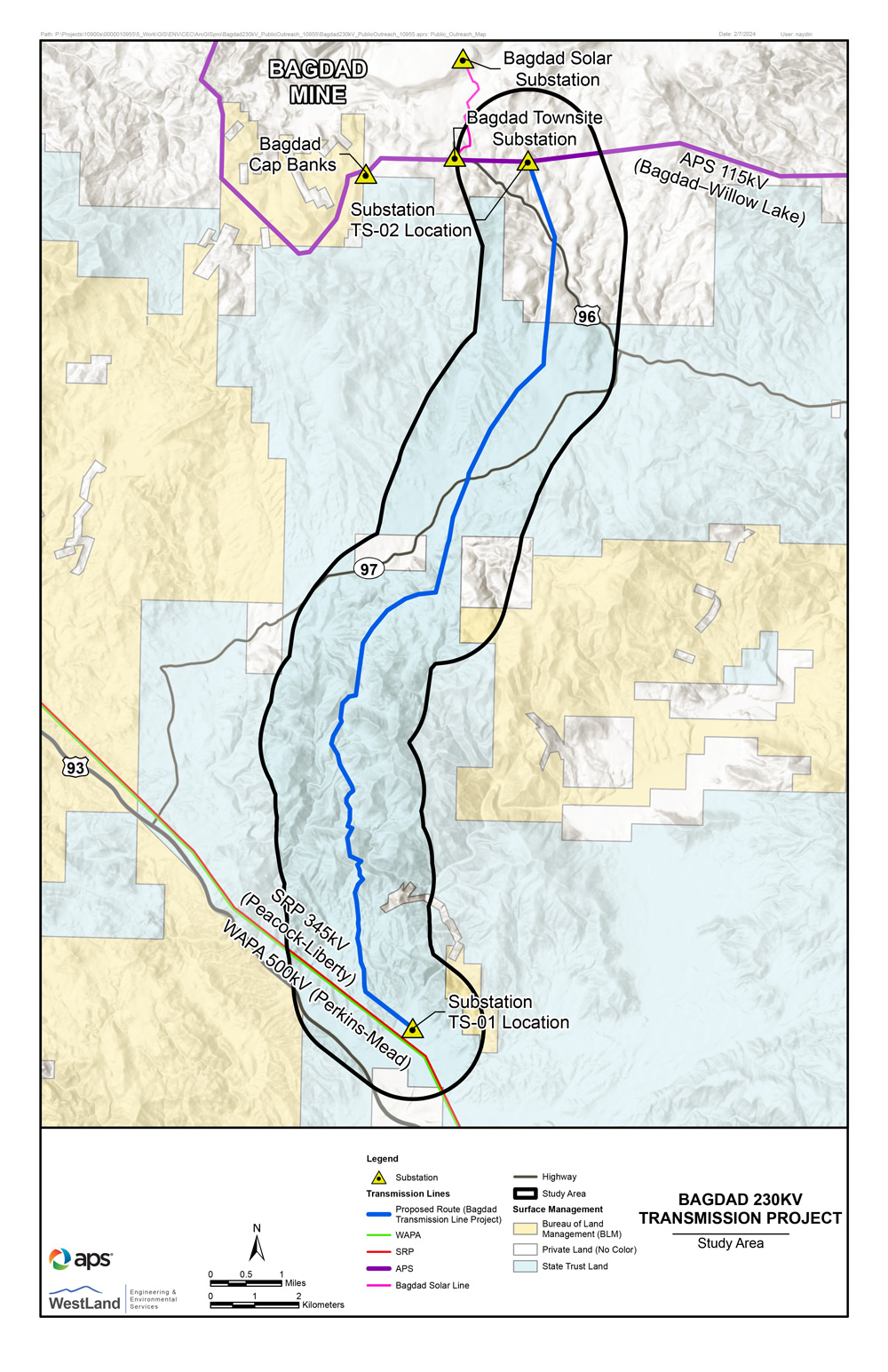 Bagdad 230kV Transmission Line Project | APS