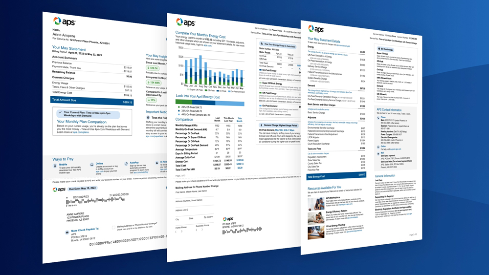 How to read your APS bill